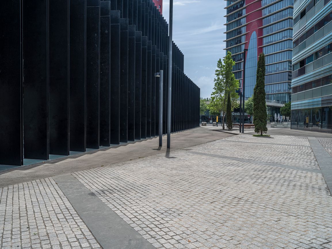 Barcelona, Spain: Plazas and Office Buildings
