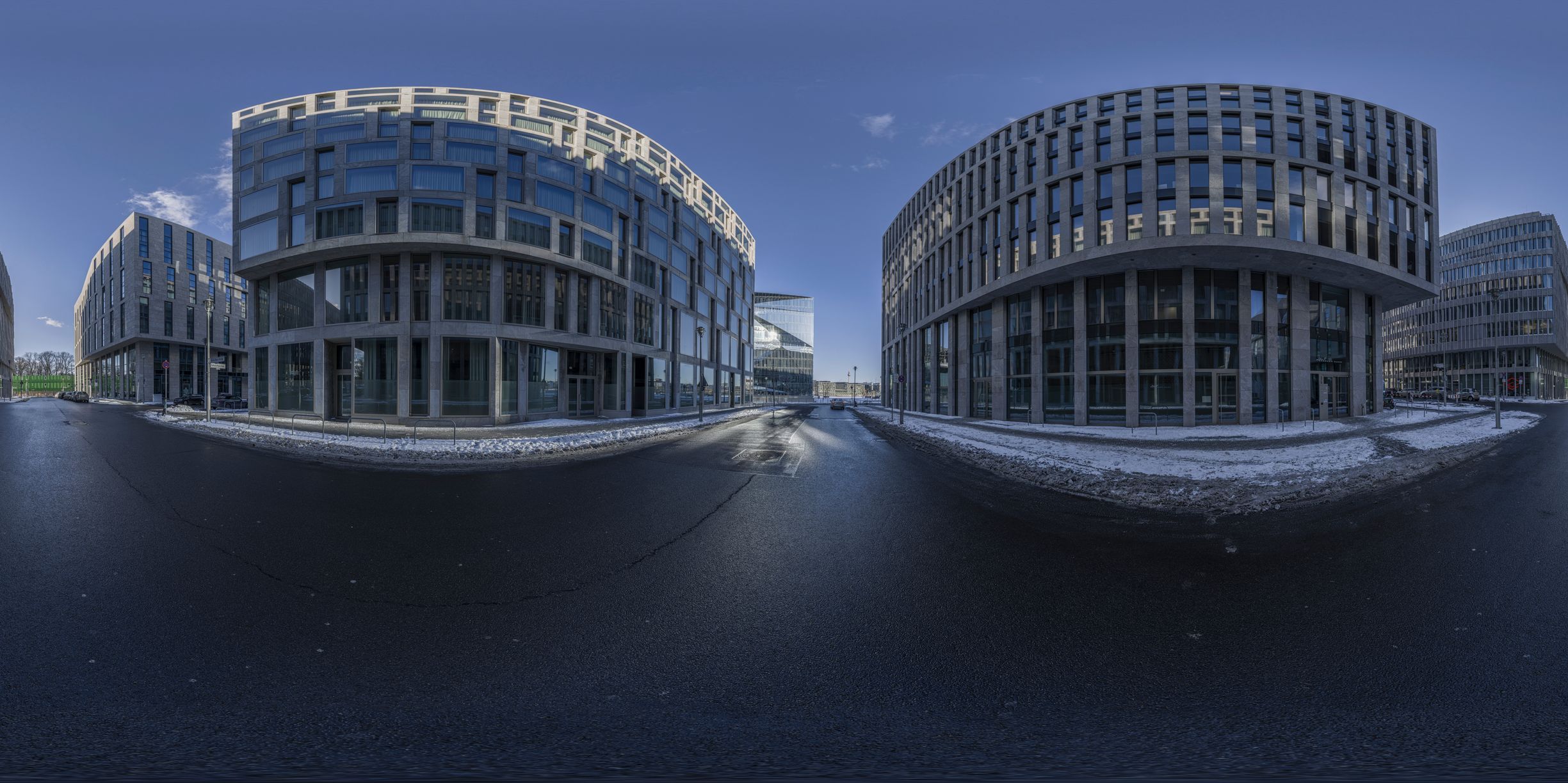 Circular Buildings: Urban Design against a Grey Sky