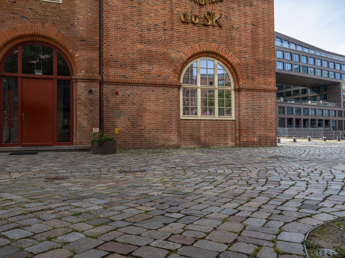 Classic Architecture and Cobblestone Roads in a German City