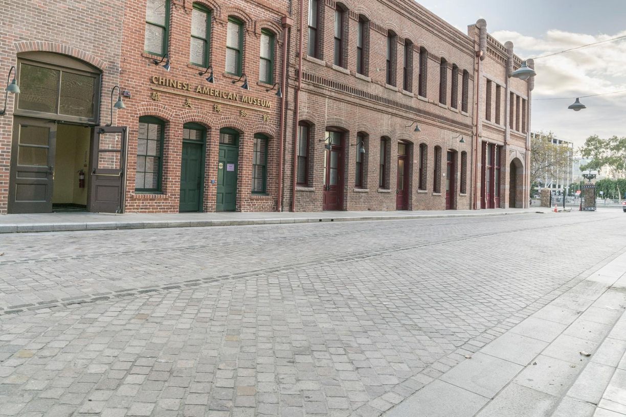 Classic Suburban Neighborhood with Brick Houses