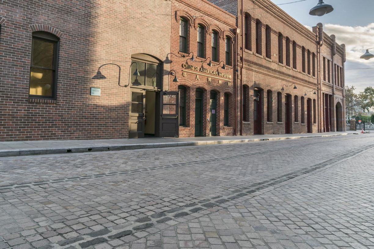 Classic Suburban Neighborhood with Brick Houses