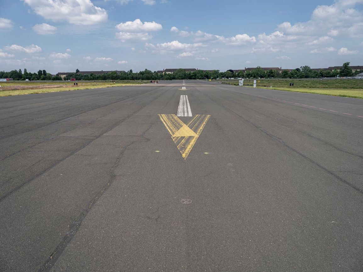 German Aviation at Tempelhof Airport Runway