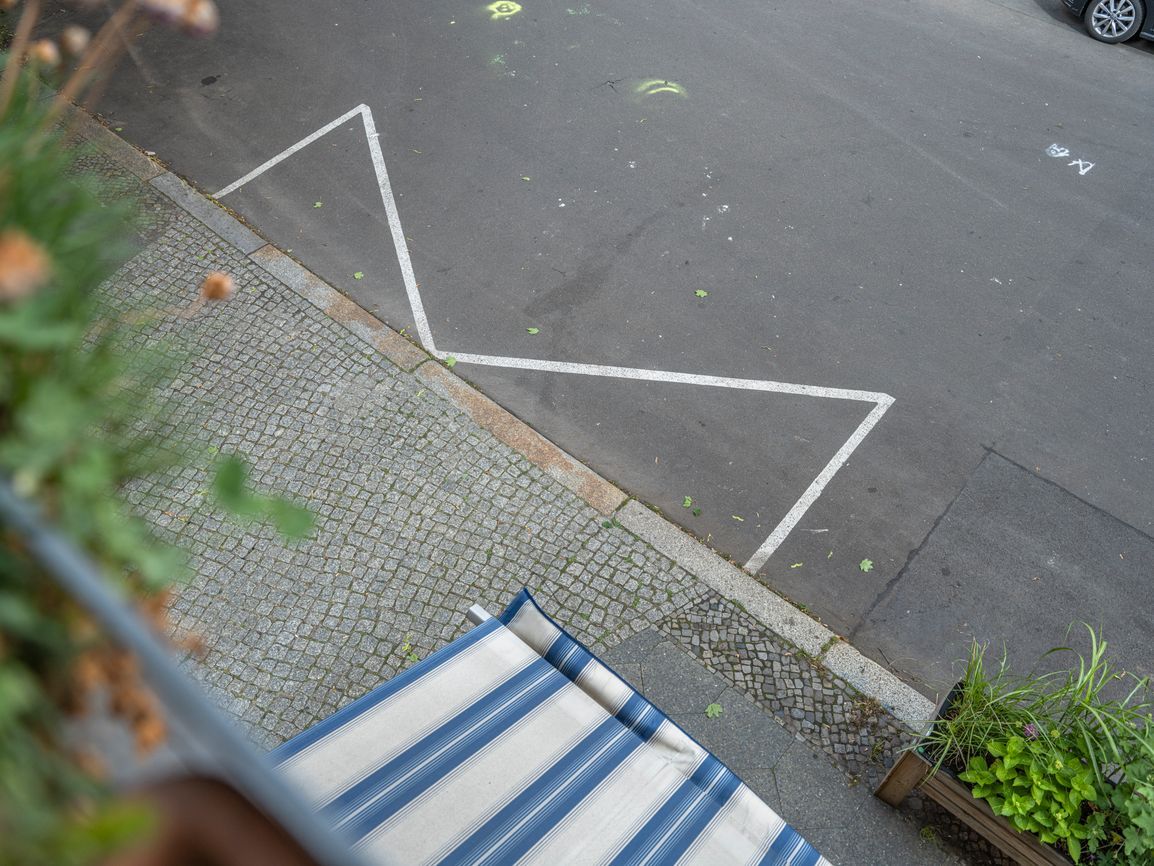 German City Life from a High Position in Europe