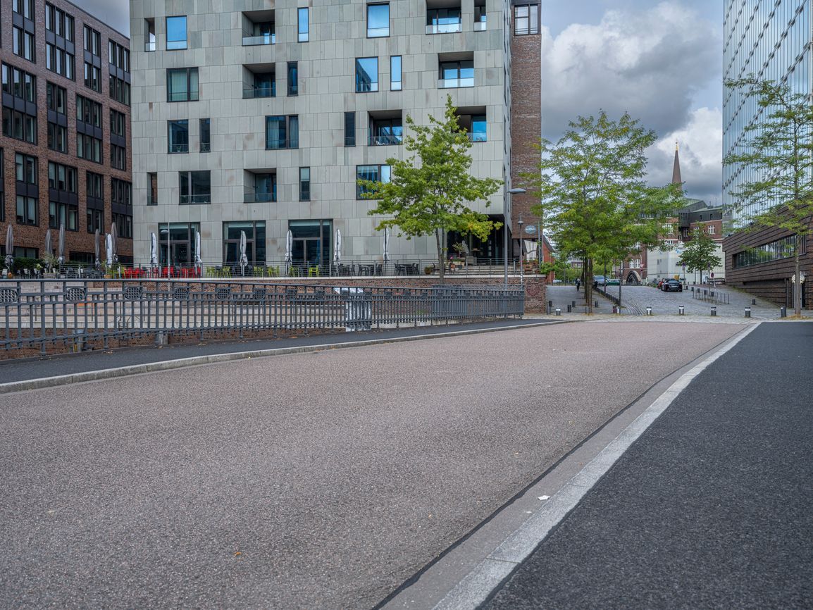 Modern Urban Cityscape in Hamburg, Germany