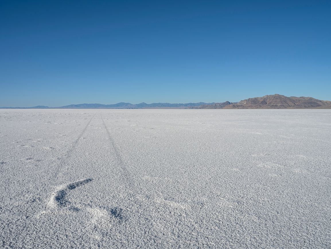 Open Space Desert Salt Surface