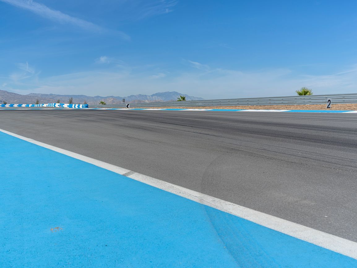 Race Track with Sharp Curves: Cloudy Skies for a High-Speed Thrill