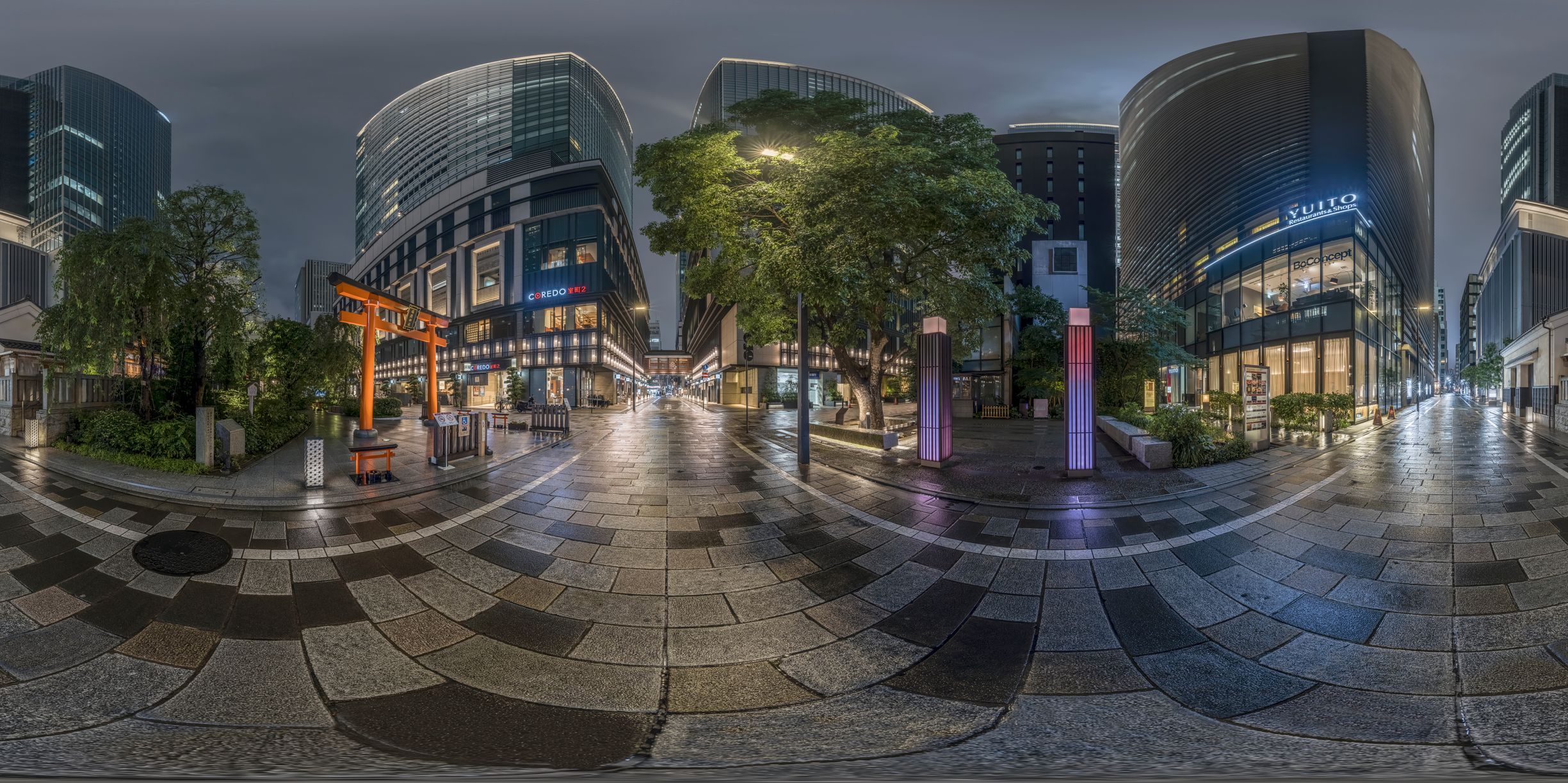 Tokyo City Life: A Night View of Vibrant Streets