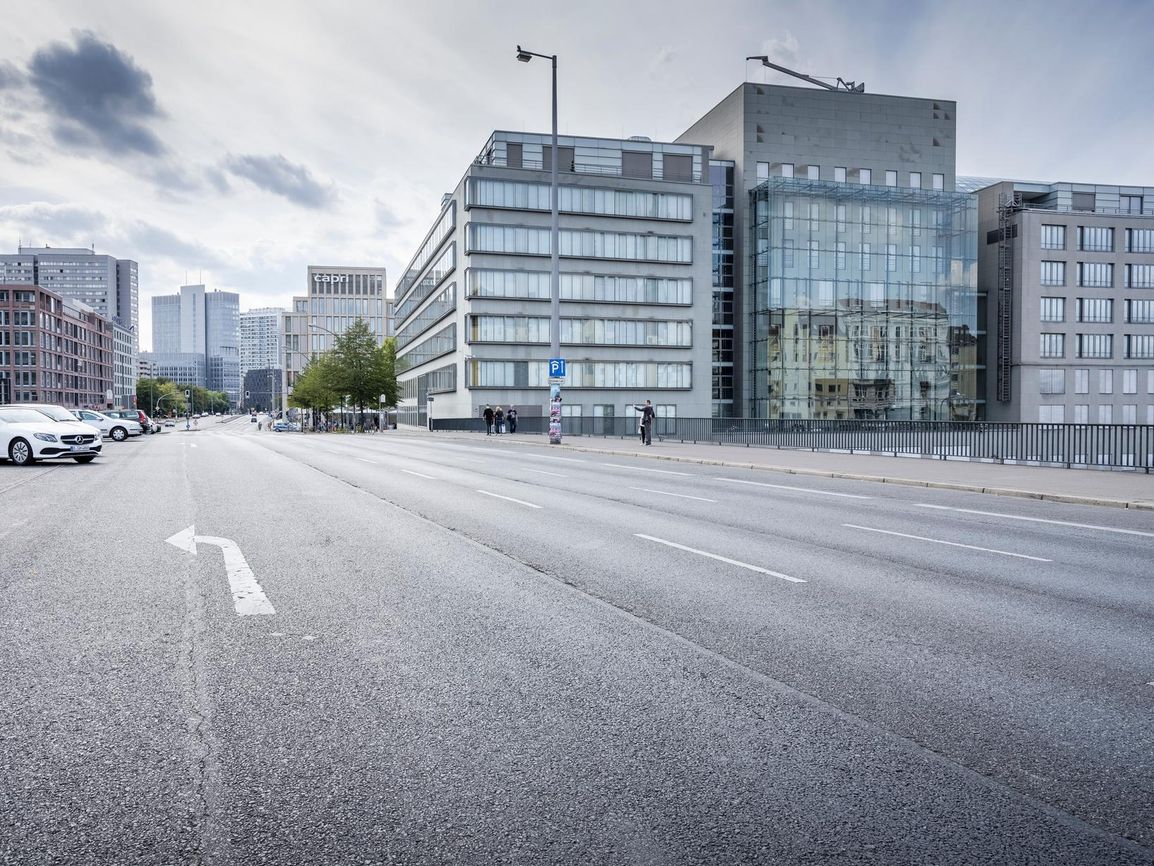 Urban Landscape in Berlin Residential Area