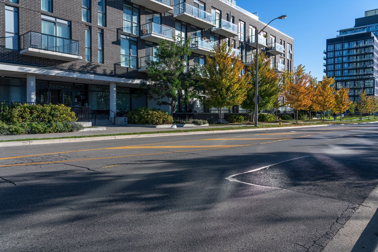 Urban Streetscape in Toronto, Ontario, Canada