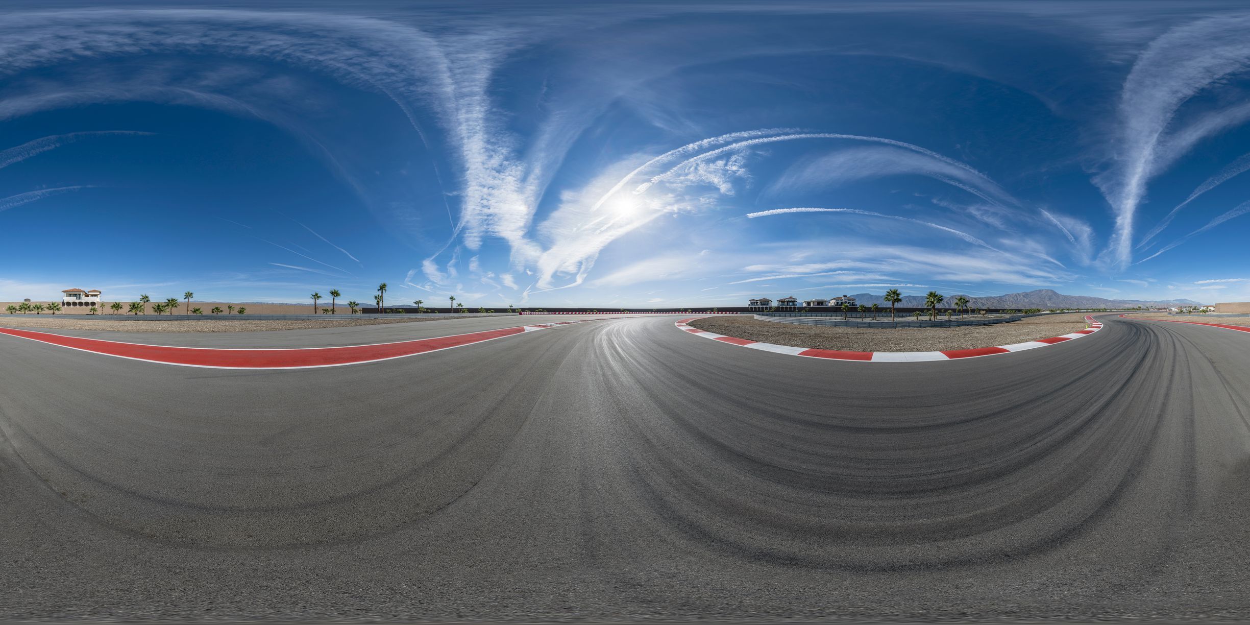 USA Race Track: An Aerial View of High-Speed Action