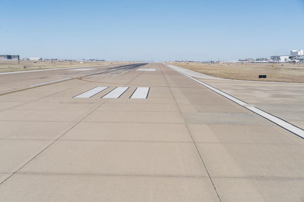 Aerial View of Dallas International Airport Runway - HDRi Maps and ...