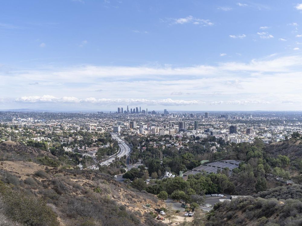 Aerial View of Los Angeles Skyline and Modern Architecture - HDRi Maps ...