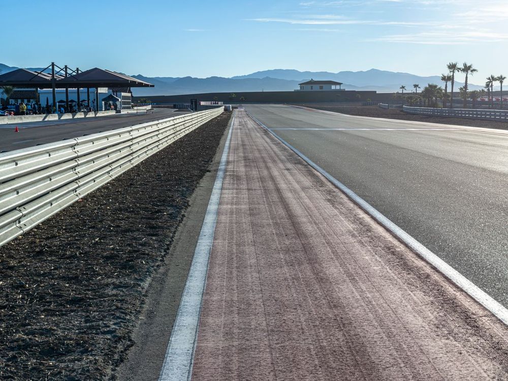 Asphalt Race Track: Curve with Clouds in the Background - HDRi Maps and ...