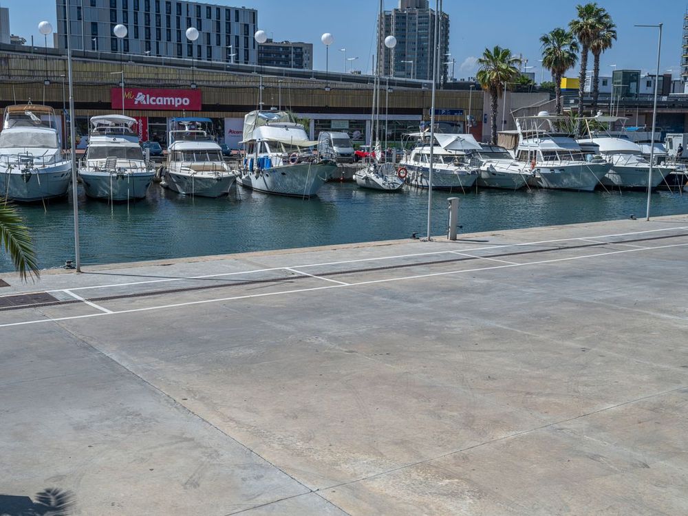Barcelona's Modern Architecture Jetty - HDRi Maps and Backplates