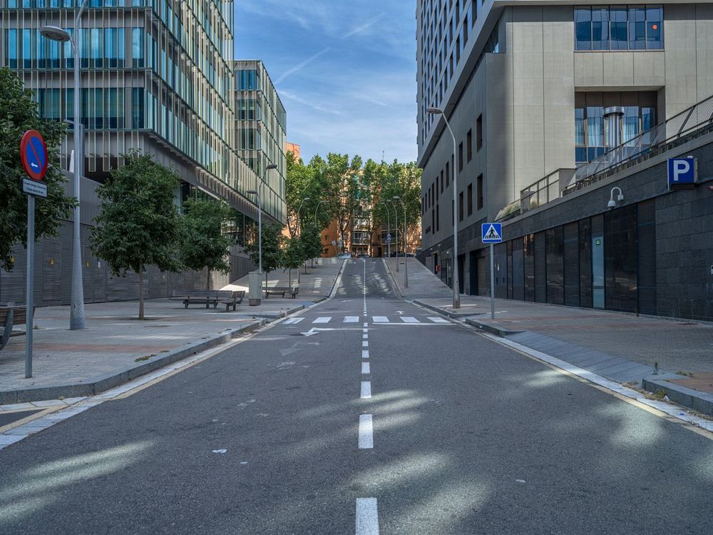 Barcelona's Urban Design: An Alleyway with Hard Shadows - HDRi Maps and ...
