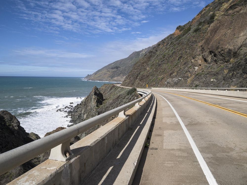 Big Sur Scenic Drive on Pacific Coast Highway - HDRi Maps and Backplates