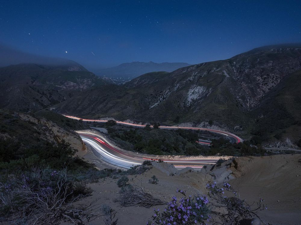 California Night View: Mountain Landscape - HDRi Maps and Backplates