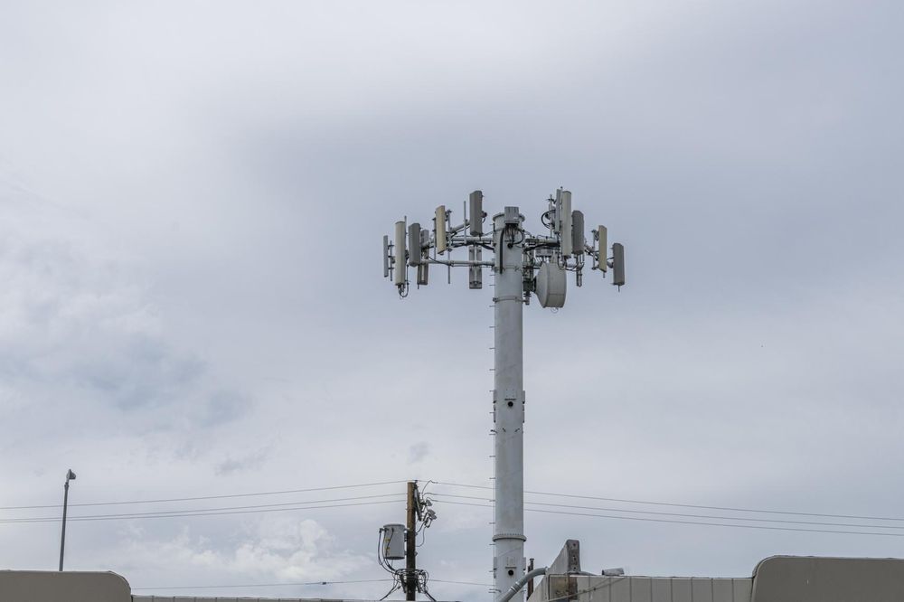 Cell Phone Tower with Power Lines and Telephone Towers - HDRi Maps and ...