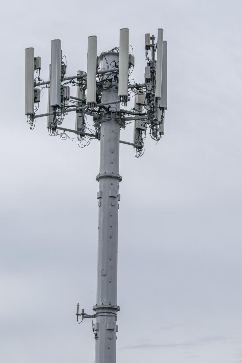 Cell Phone Tower with Power Lines and Telephone Towers - HDRi Maps and ...