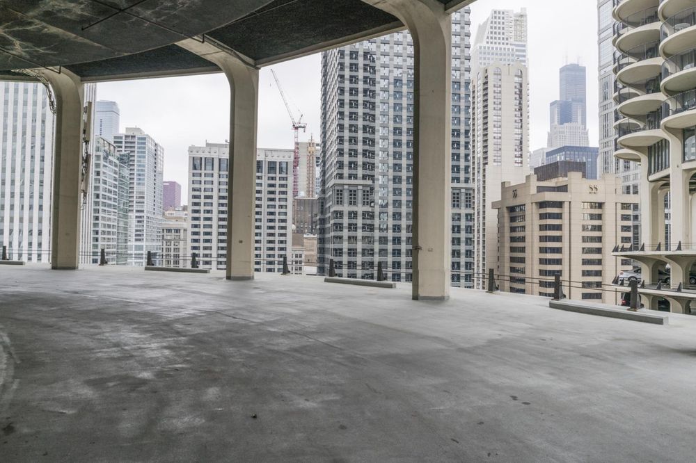 Chicago Parking Lot Overpass City - HDRi Maps and Backplates