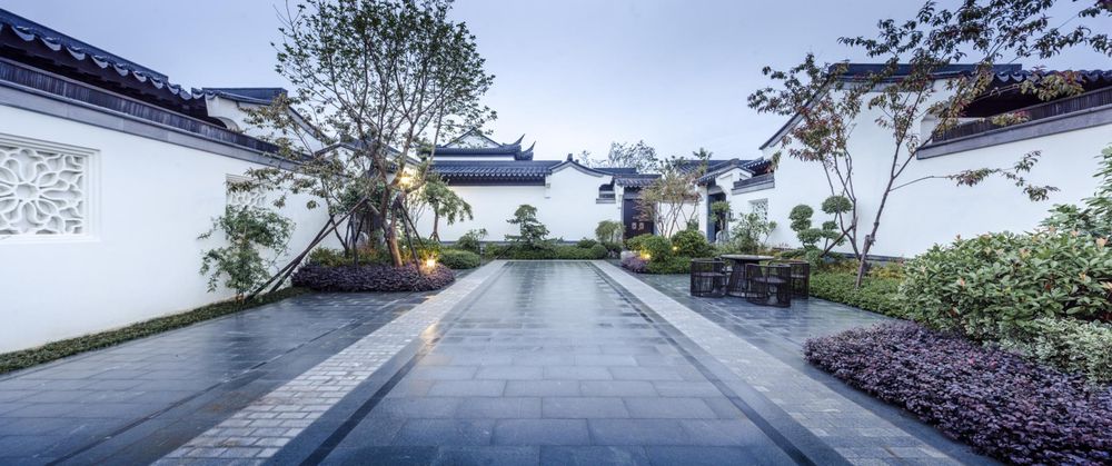 Chinese Residential Building with Gardens and Lights - HDRi Maps and ...