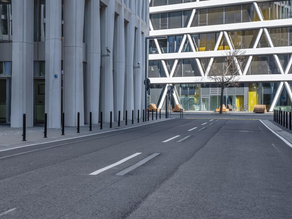 City Road in Berlin: Lined with Asphalt and Fascinating Facades - HDRi ...