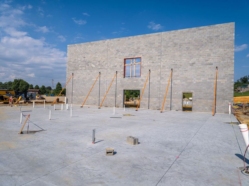 Construction on Concrete Surface During the Day