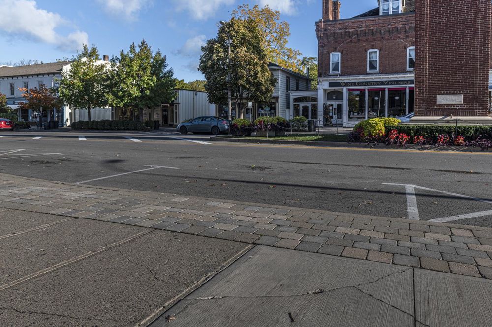 A Crosswalk in a Suburban Ontario Town - HDRi Maps and Backplates