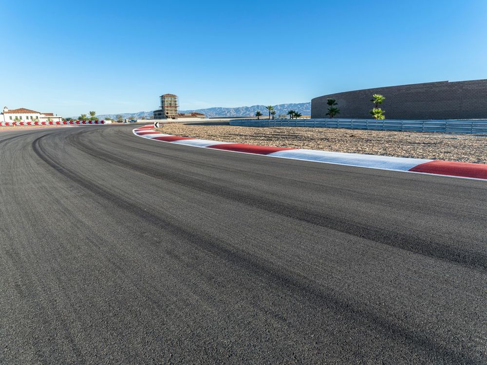 Curve in USA Race Track: A Panoramic View - HDRi Maps and Backplates