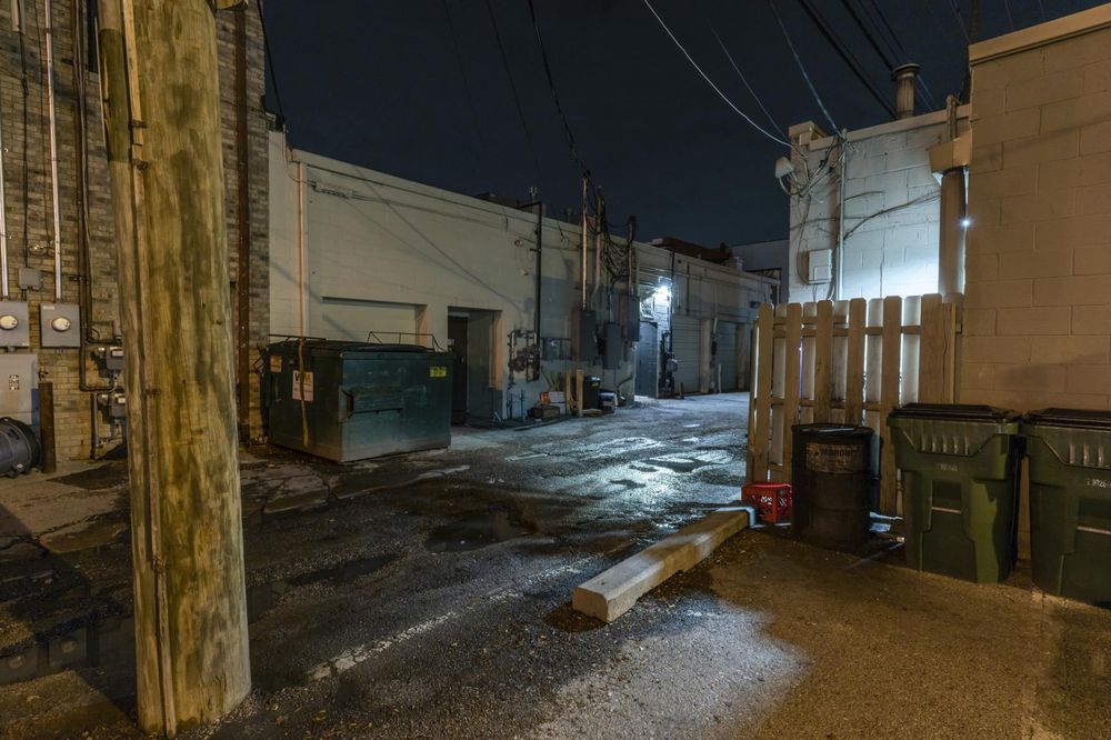 Detroit, Michigan at Night: Residential Buildings - HDRi Maps and ...