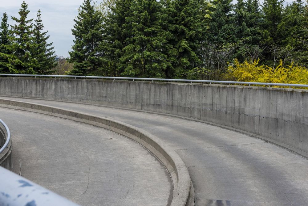Elevated Highway Ramp in Toronto, Ontario