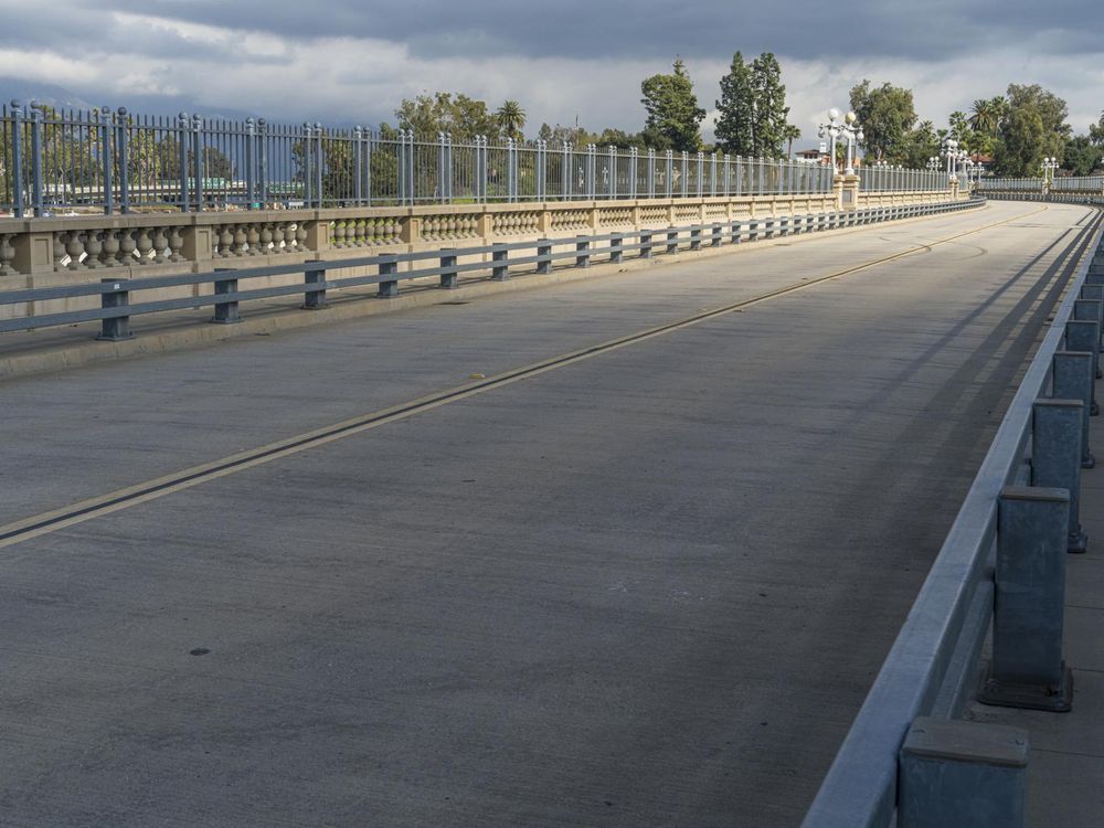 Empty Freeway near Los Angeles City with Buildings - HDRi Maps and ...