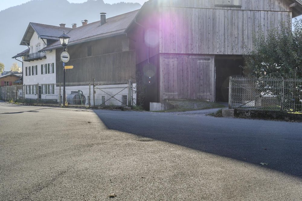 German Rural Property With Mountain Architecture - HDRi Maps and Backplates