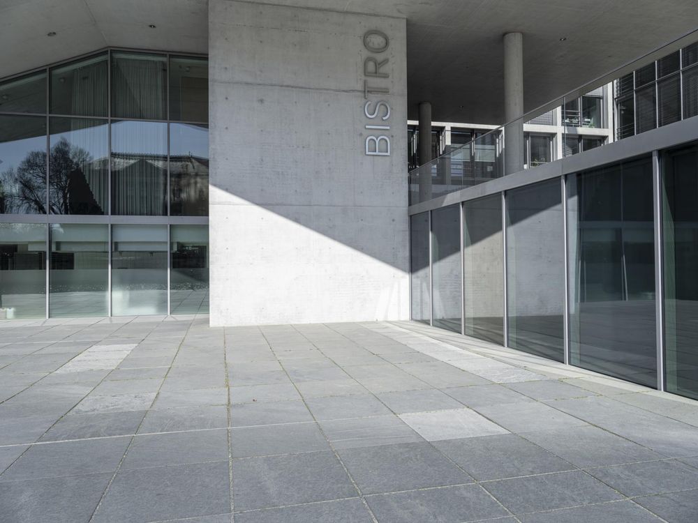 Glass Walled Building Urban Design in Berlin - HDRi Maps and Backplates