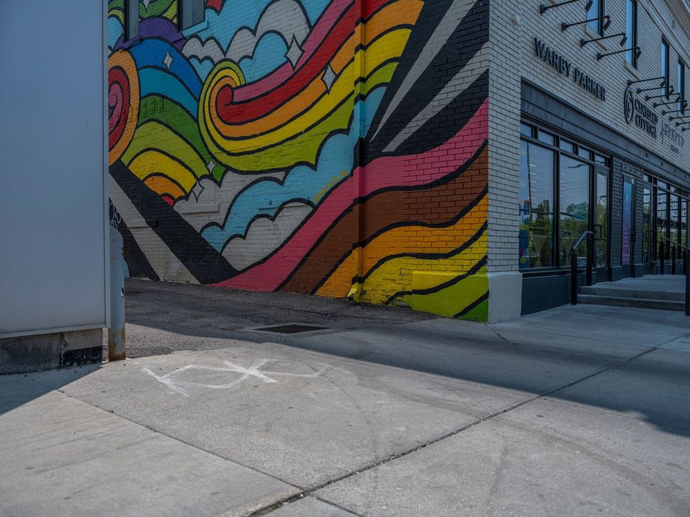 Graffiti Wall and Concrete Street in Salt Lake City, Utah, USA - HDRi ...
