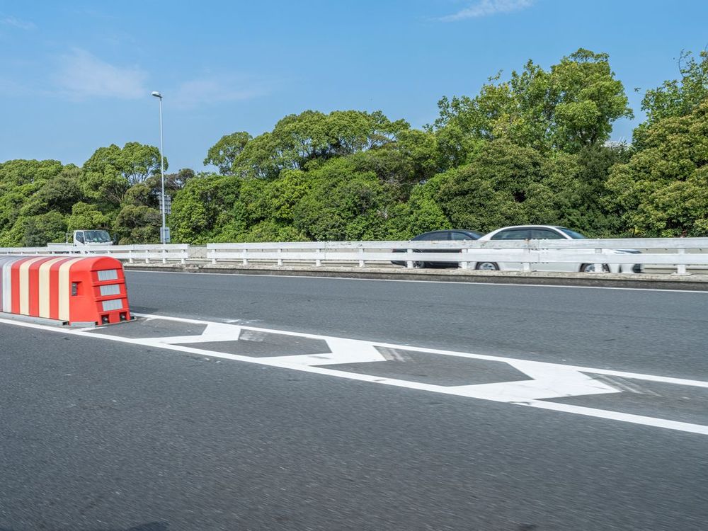 Japanese Urban Energy: Armco Barriers in Tokyo