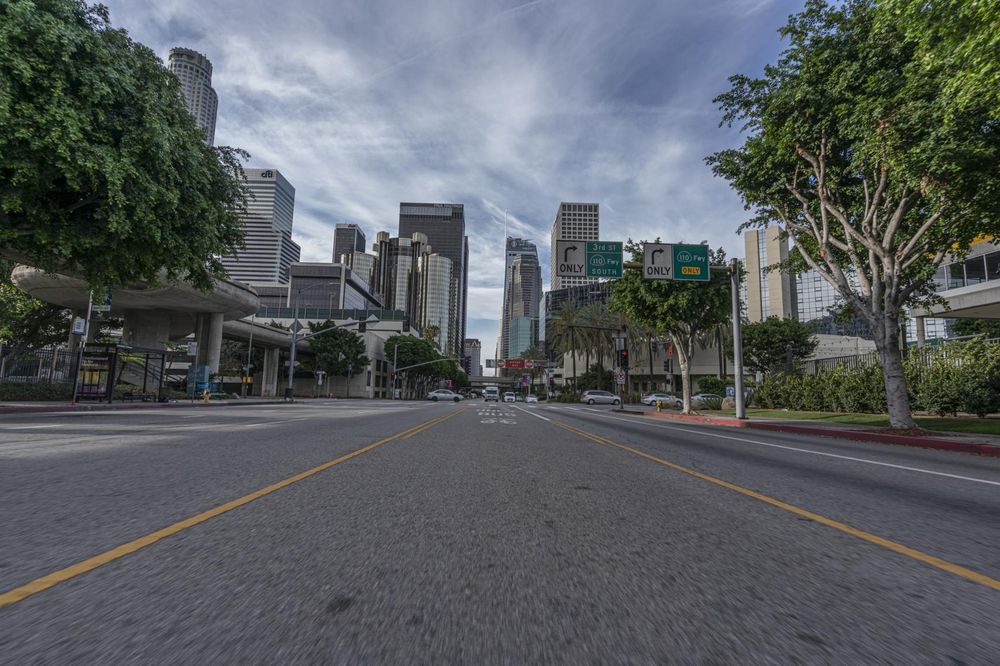 Los Angeles, California: Cityscape with Vibrant Architecture - HDRi ...