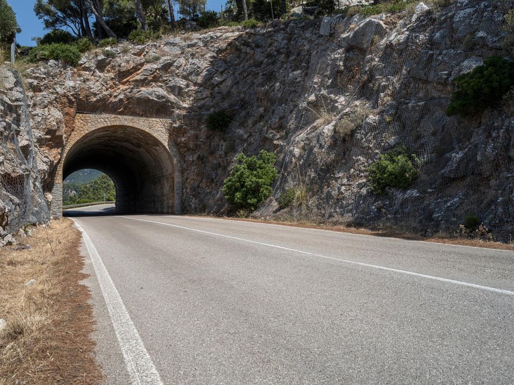 Mallorca Spain Ancient Stone Tunnel - HDRi Maps and Backplates