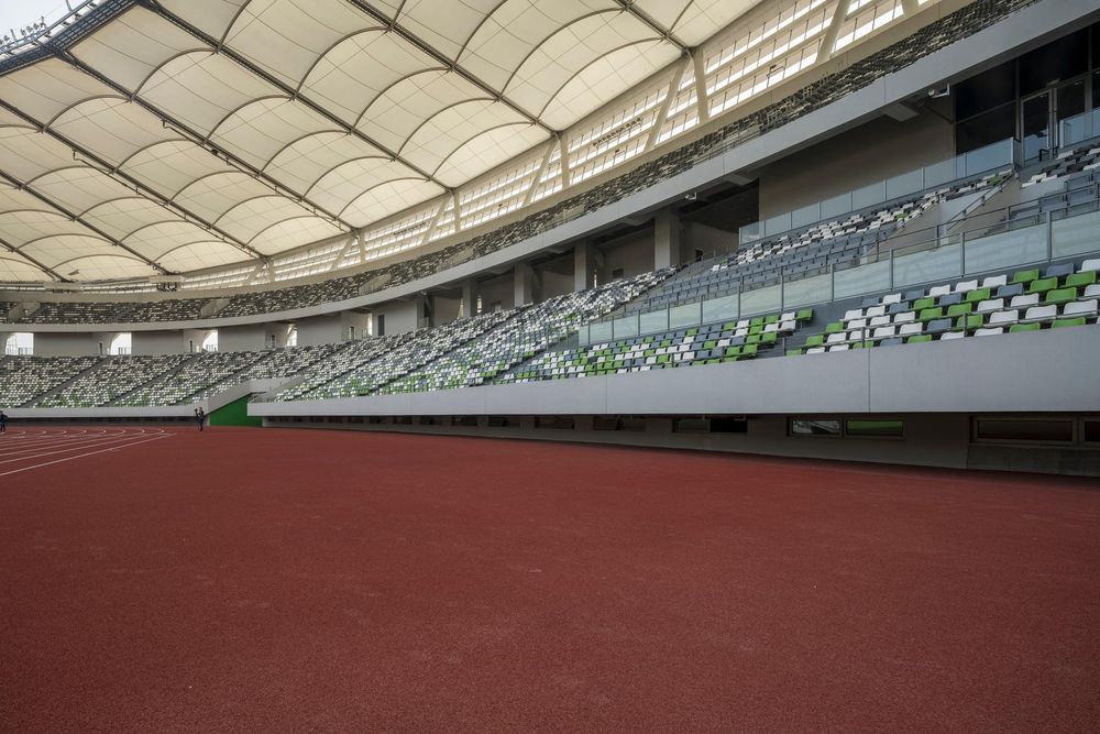 Modern Architecture at Shanghai Olympic Stadium - HDRi Maps and Backplates