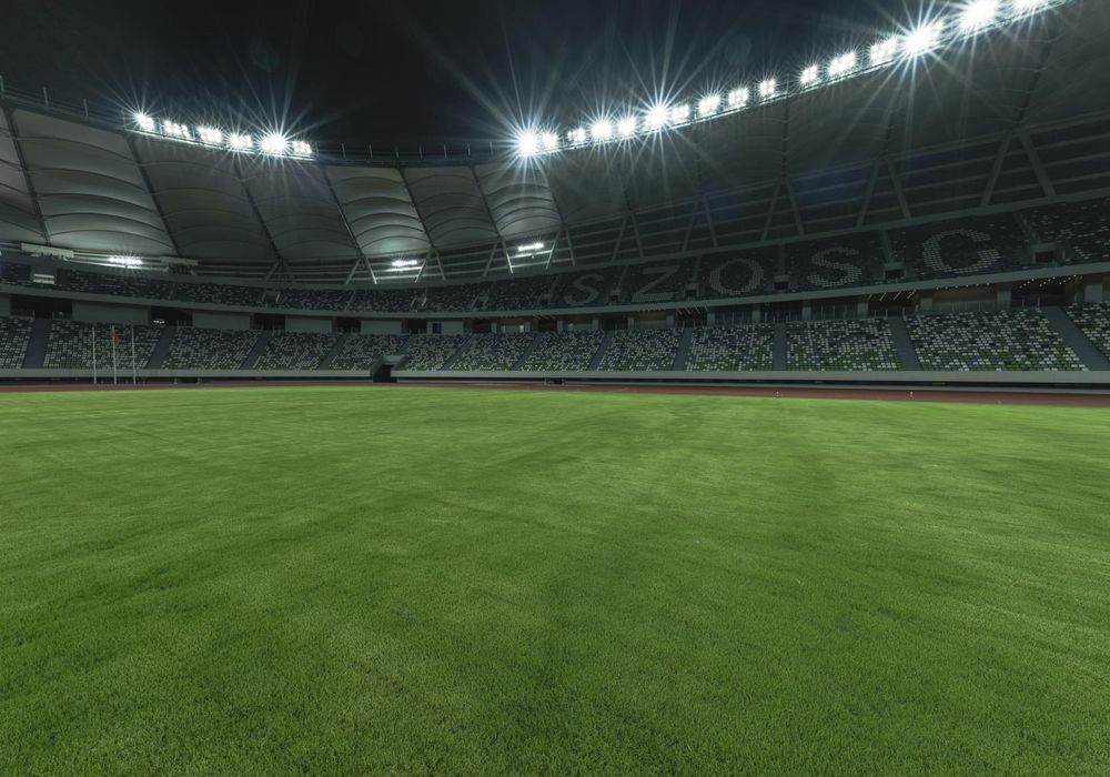 Modern Stadium Jiangsu China Night View - HDRi Maps and Backplates