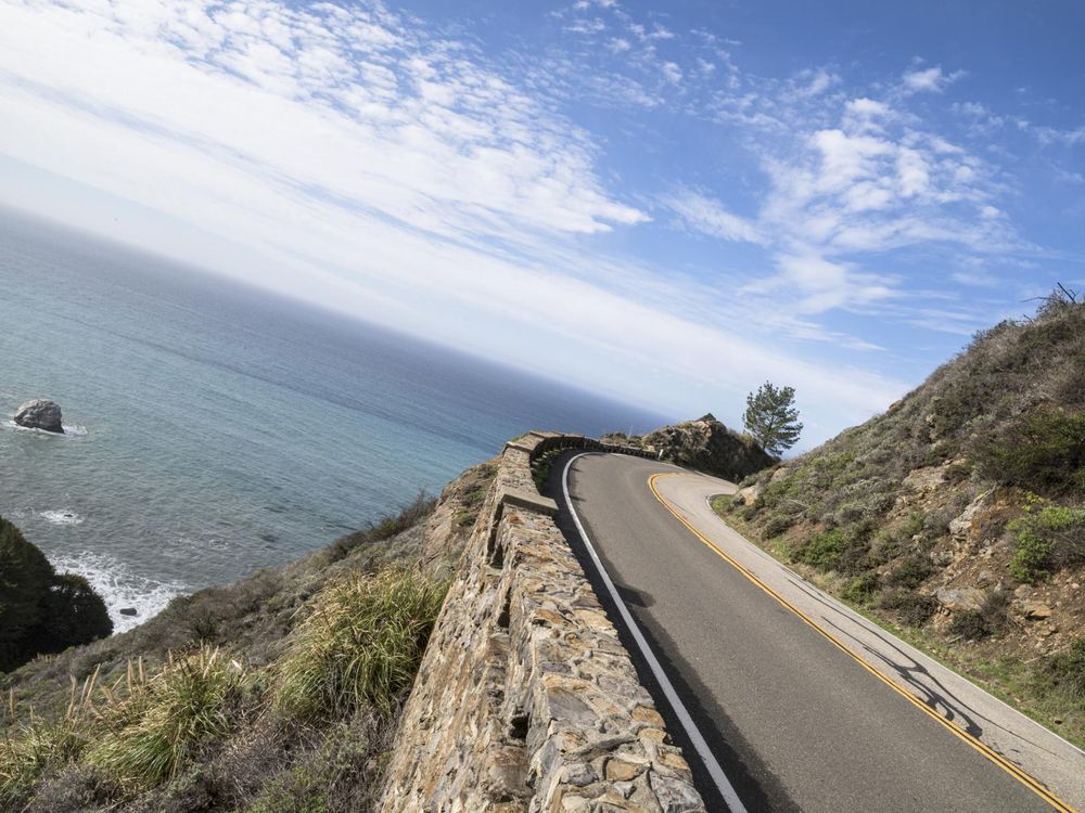 Mountain View on the Big Sur of the Pacific Coast Highway - HDRi Maps ...