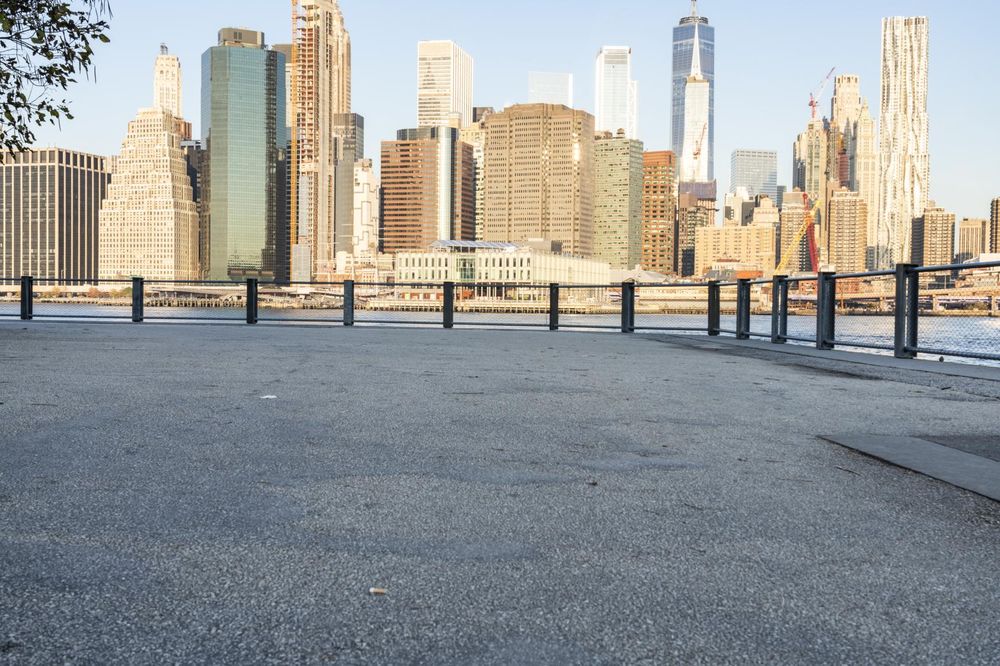 New York City Skyline: A View of Downtown - HDRi Maps and Backplates