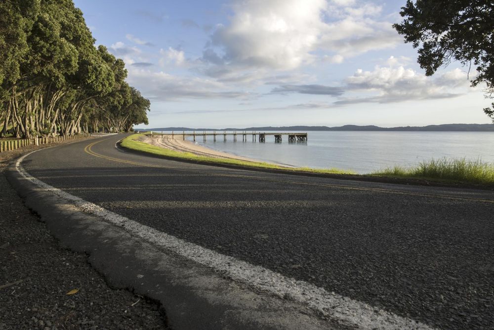 New Zealand Dawn Road Bridge over Water - HDRi Maps and Backplates