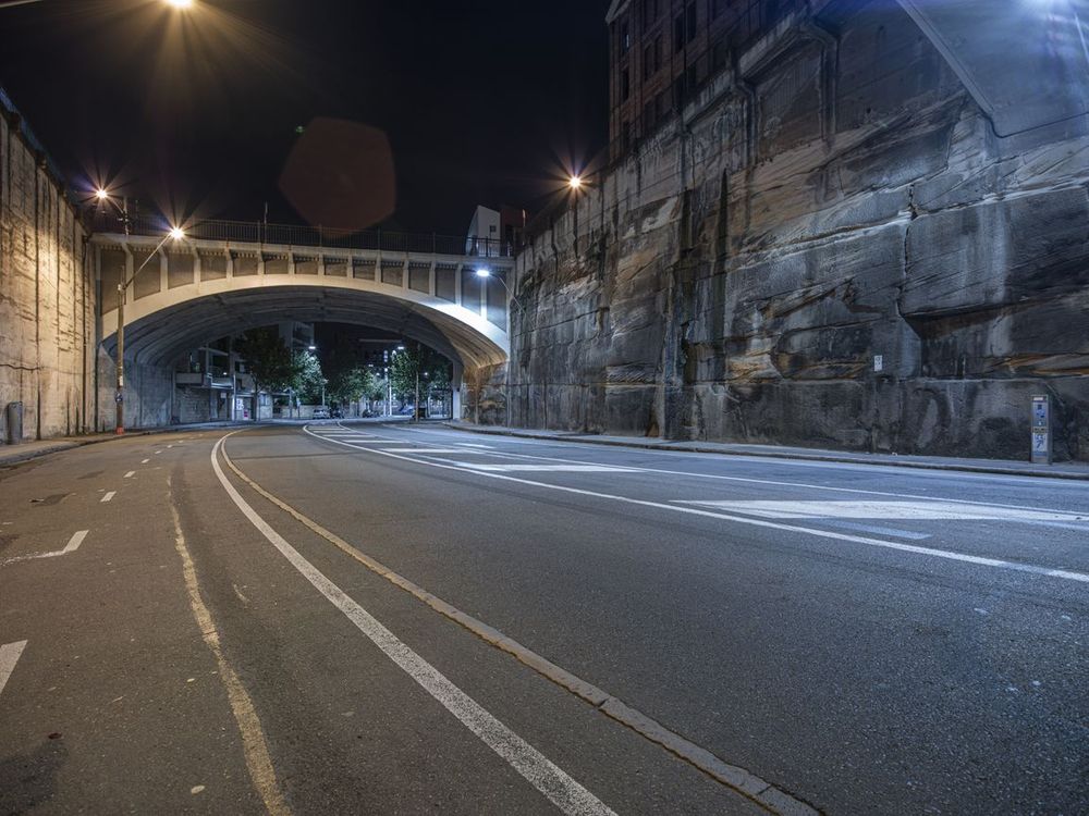 Night Time Urban Design: Tunnel Underpass - HDRi Maps and Backplates
