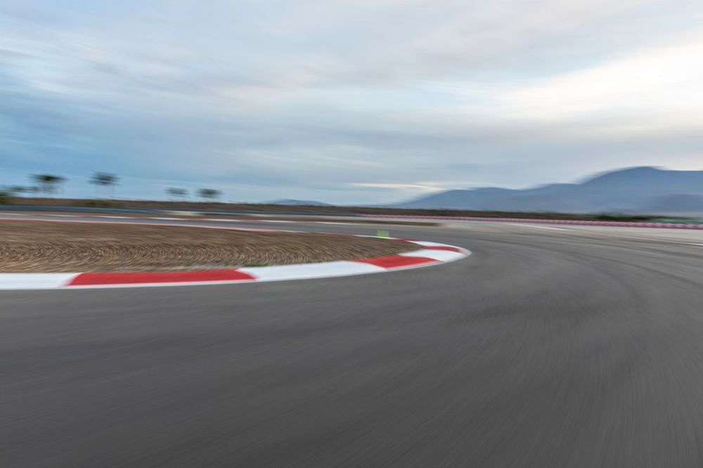 Race Track: Asphalt Road with a Curve for Exhilarating Races - HDRi ...