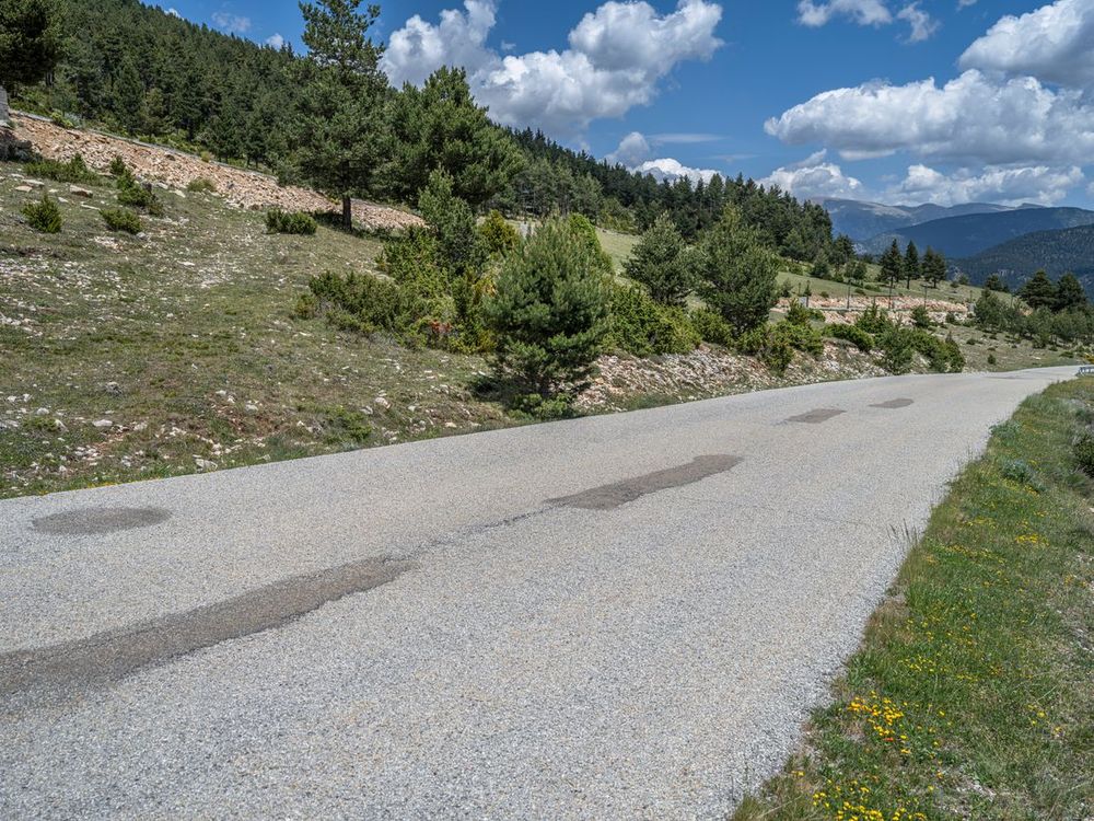 A Rural Road Through the Pyrenees in Spain: Captivating Landscape