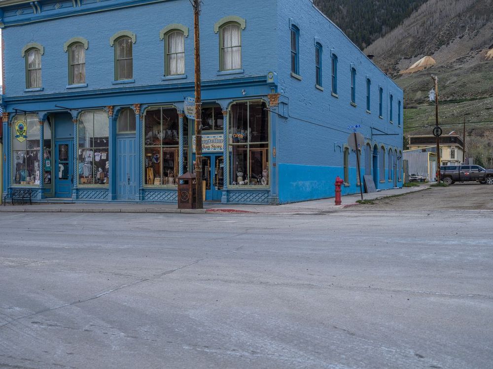 Silverton, Colorado: Village Road for Shopping - HDRi Maps and Backplates