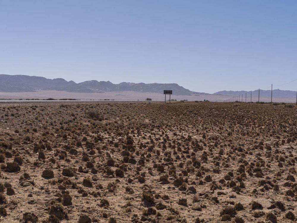 South Africa Desert Landscape with Distant Mountains - HDRi Maps and ...