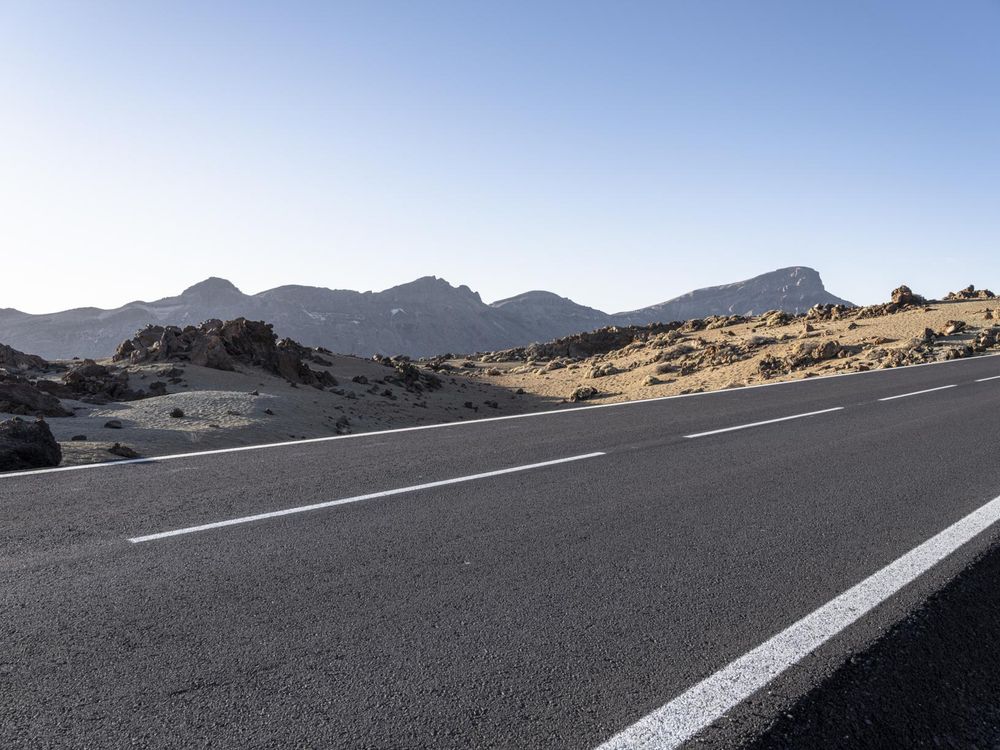 Road in Spain: Asphalt Through the Desert Landscape - HDRi Maps and ...