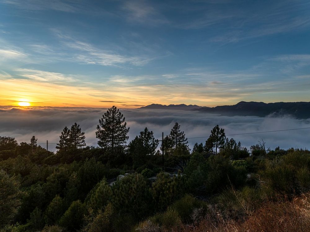 Sunrise Over Open Space: A Mountain View - HDRi Maps and Backplates